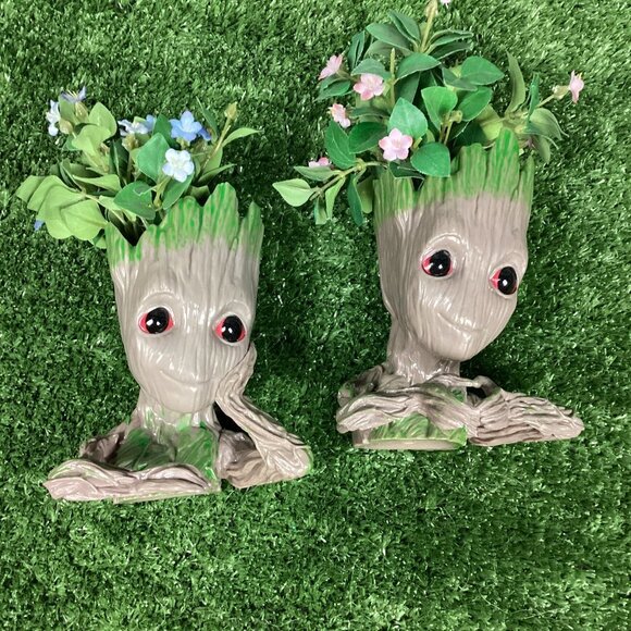 Accents | Baby Groot Flower Vase Heads | Poshmark